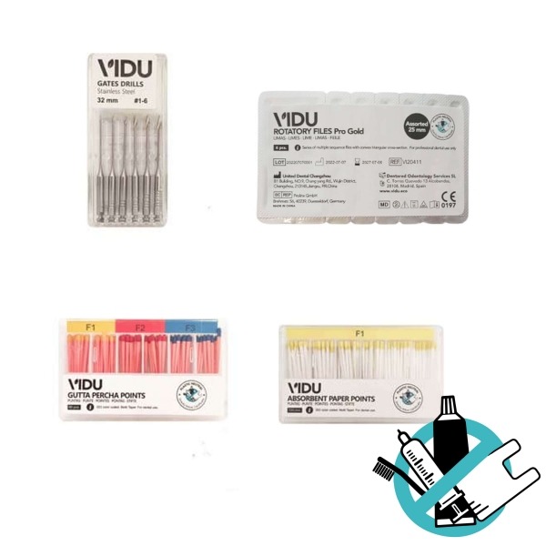 Pack Endodontie Limes+ Embouts en papier + Gutta-percha - VIDU