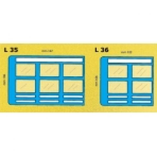 Porte-film radiographie - fenêtre (2x3) (50u.) - LARIDENT