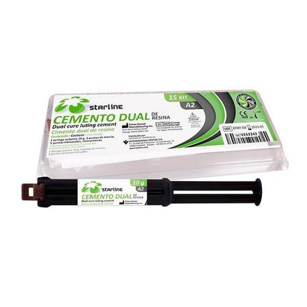 A2 Cemento Resinoso a Doppia Polimerizzazione (Siringa da 10 g) - STARLINE