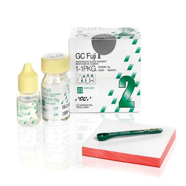 FUJI II: kit introduttivo cemento vetroionomerico (15 gr + 8 ml) - GC