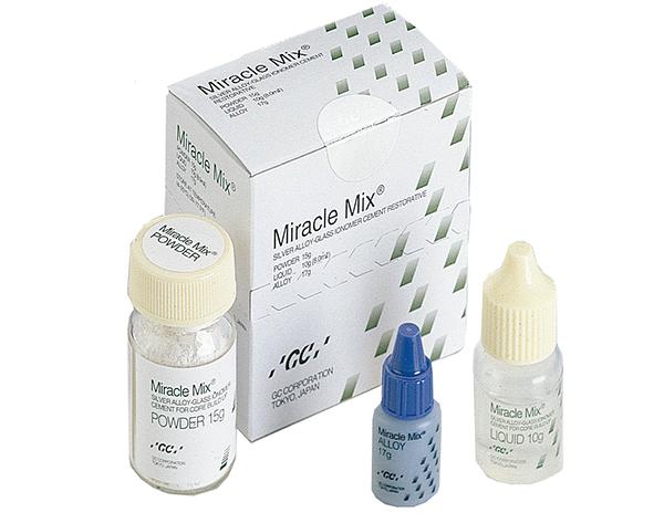 Miracle Mix: kit introduttivo cemento vetroionomerico (15 gr + 8 ml) - GC