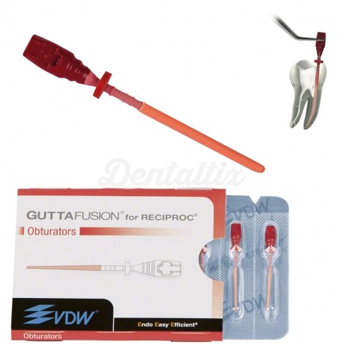 Obturador Guttafusion Reciproc R25 (6 unidades) vdw-zipperer - Dentaltix