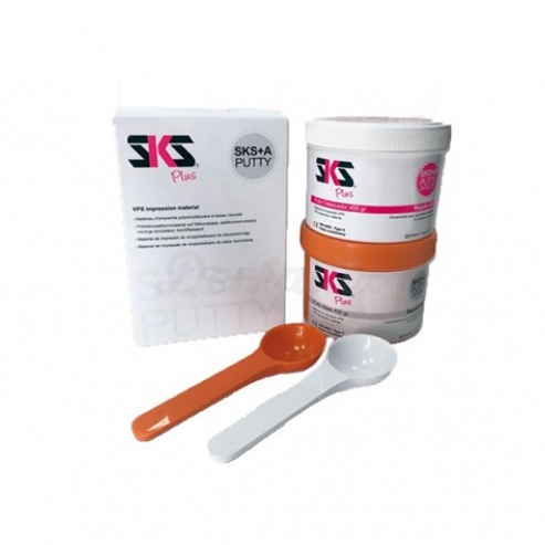 Silicone Putty Base + Catalyst x 400 gr. SKS DENTAL - Dentaltix