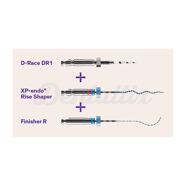 Sequência XP-Endo Rise para Retratamento Esteril (3 pçs) FKG - Dentaltix
