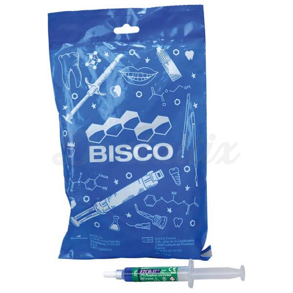 Etch-37: Ácido fosfórico a 37% em Gel (4 seringas de 5 g) Bisco - Dentaltix