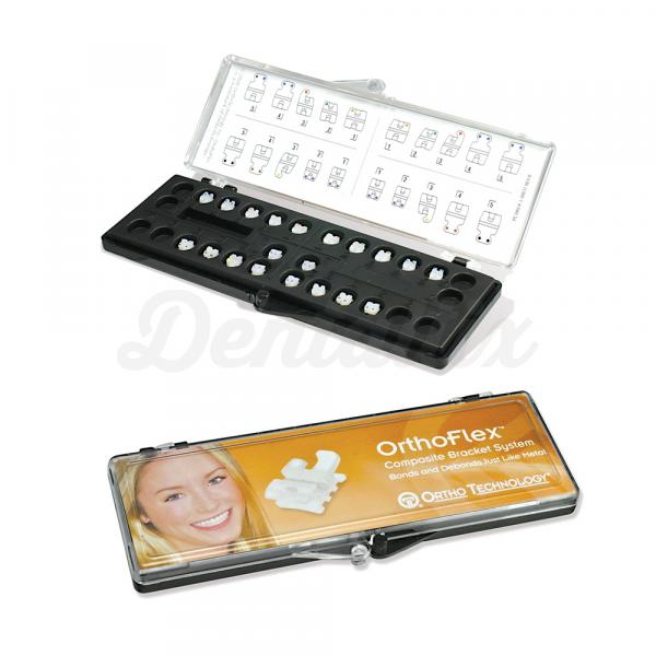 Kit Brackets Estético Compósito ROTH - OrthoFlex (20 unidades) ORTHO ...