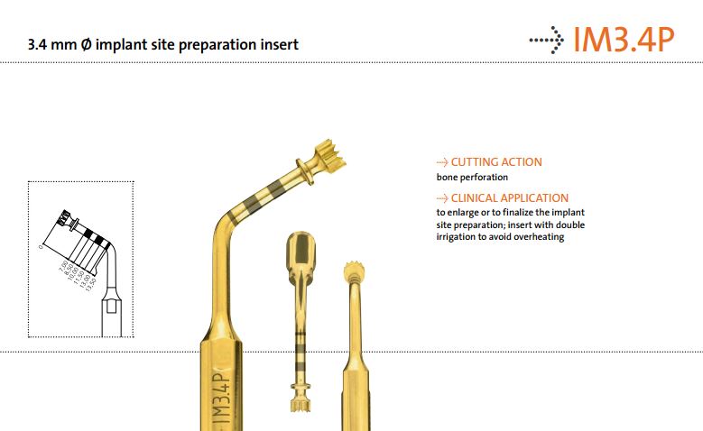 Inserts implant bed preparation - MECTRON